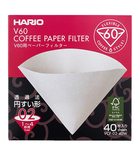 V60 2 Cup Filters Paper – Singular Roasters